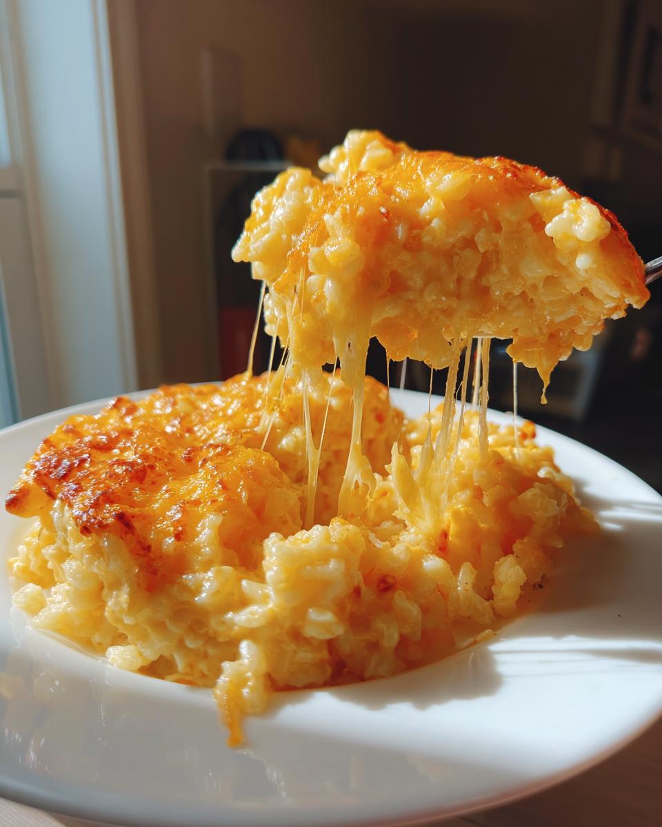 Amazing cheesy rice in 25 minutes