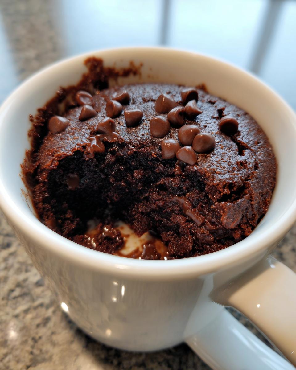 5-Minute Chocolate Mug Cake Magic