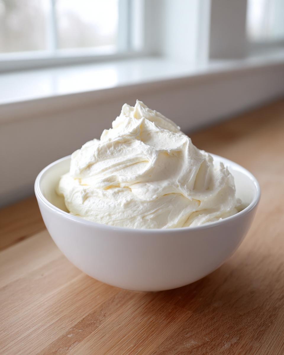 Amazing vanilla buttercream frosting in 10 minutes