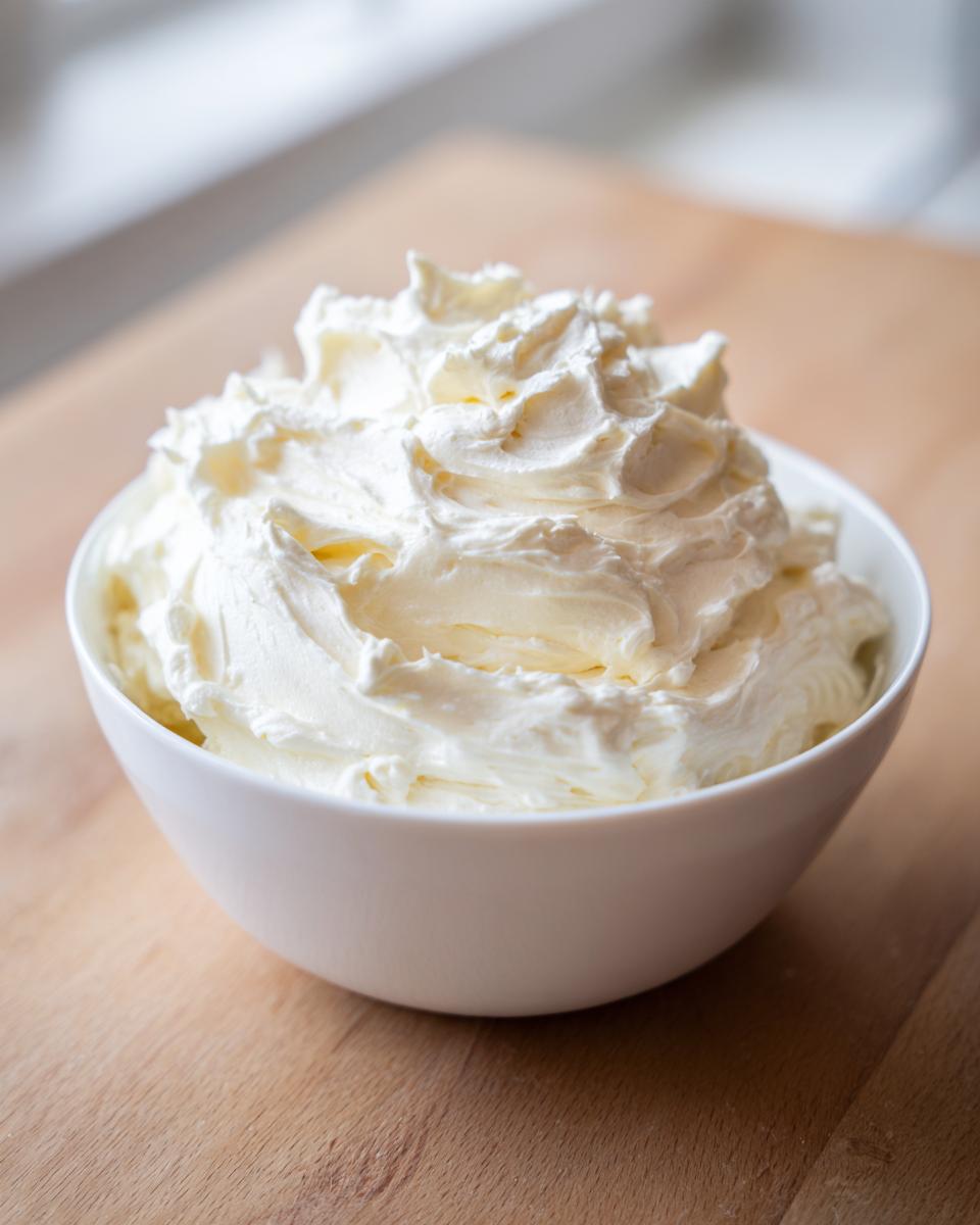 Amazing vanilla buttercream frosting in 10 minutes